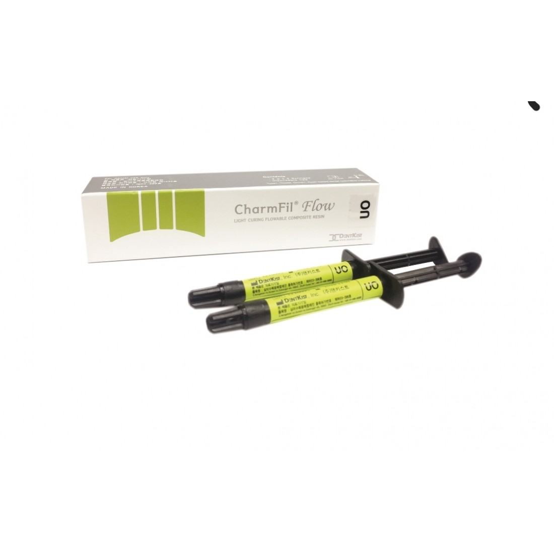 CharmFil Flow Light Curing Flowable kit 2pcs . 2gr A1,A2,A3,A3.5