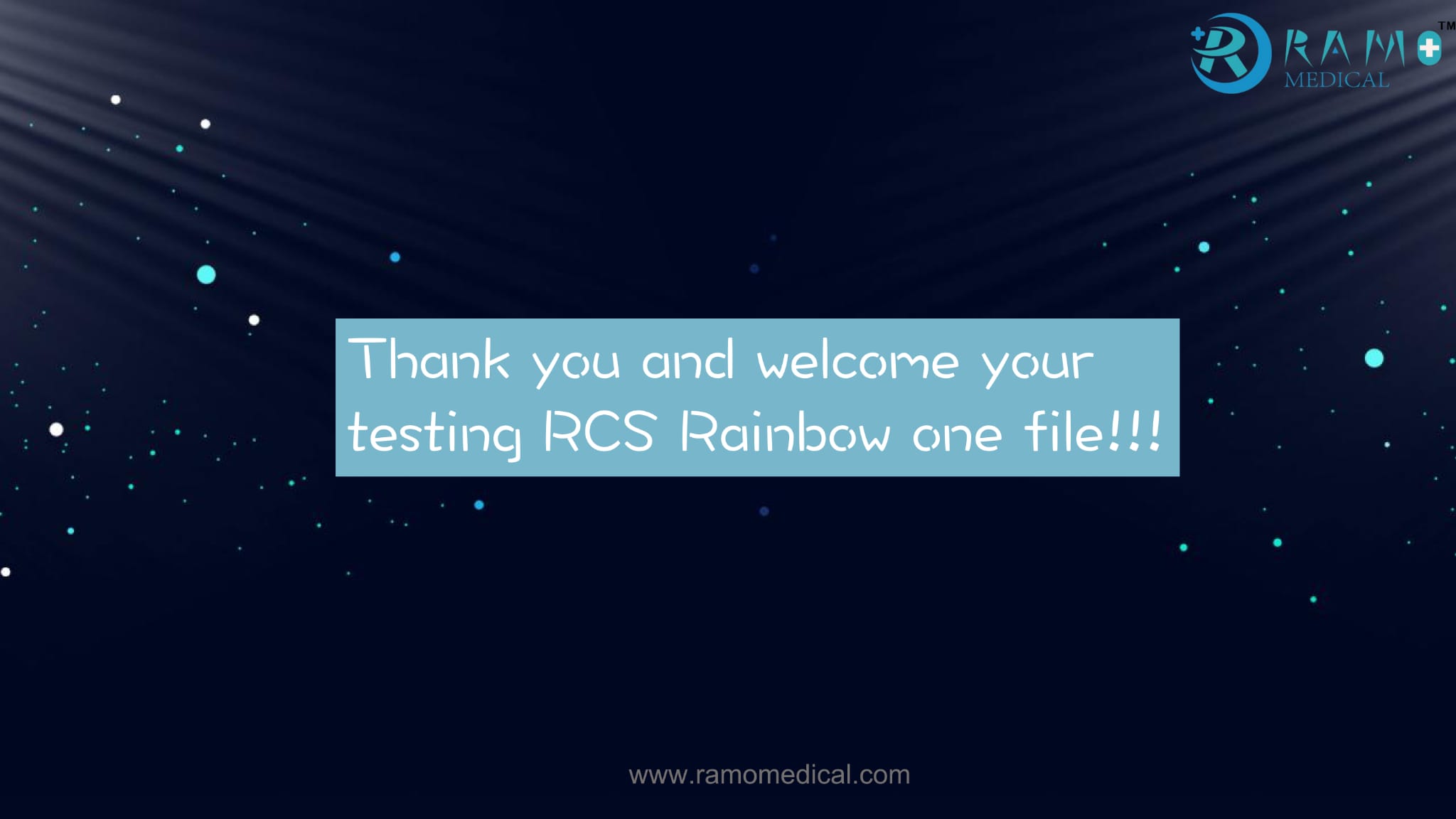 RCS RAINBOW ONE FILE