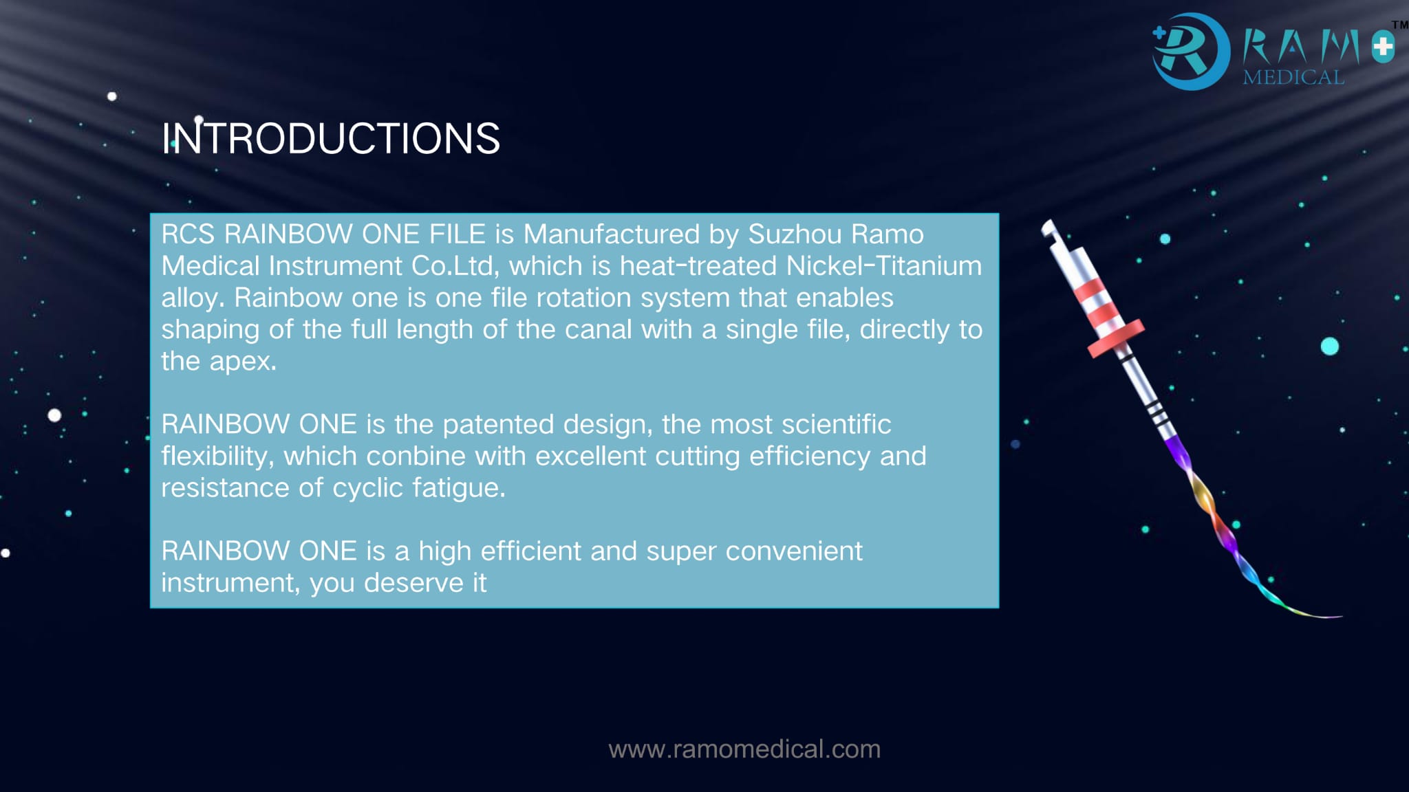 RCS RAINBOW ONE FILE